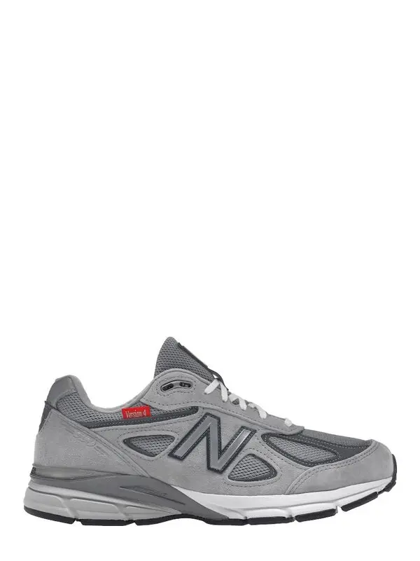 NEW BALANCE 990v4 Sneakers - Grey/red
