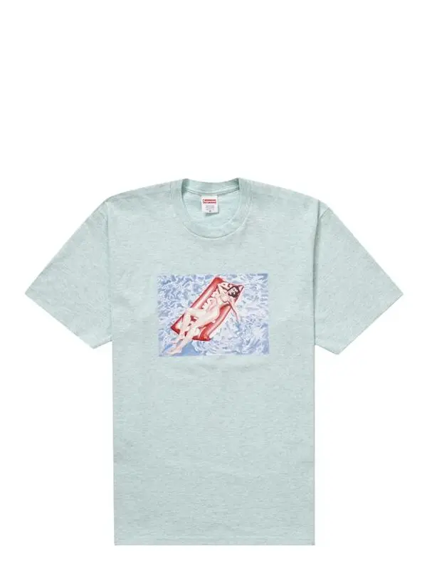 Supreme Float Tee Shirt - Heather Blue