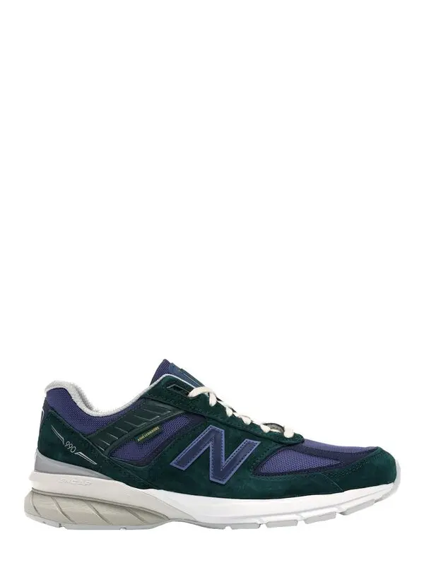 NEW BALANCE 990v5 Aime Leon Dore Sneakers - Green/blue