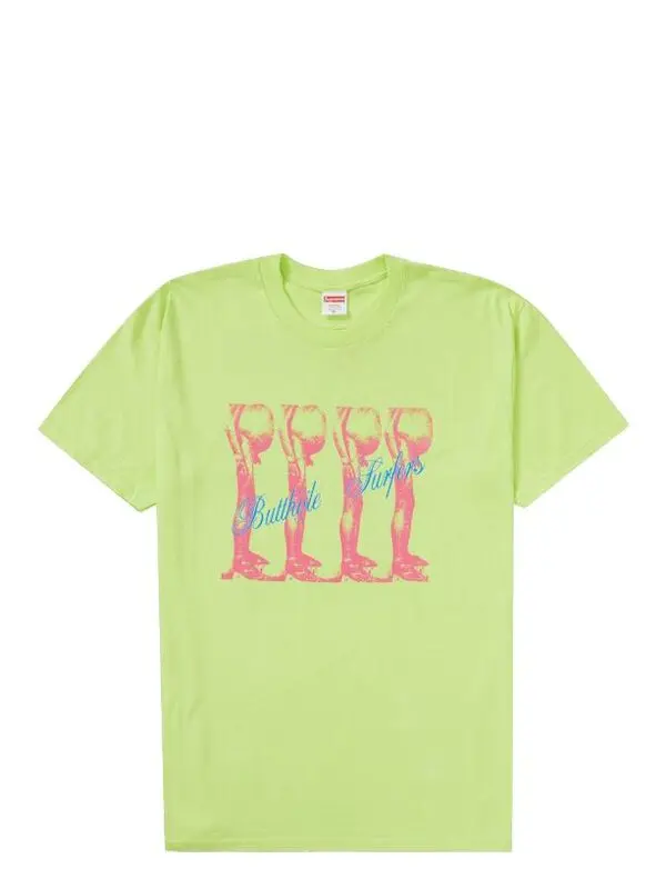 Supreme Butthole Surfers Tee Shirt - Neon Green