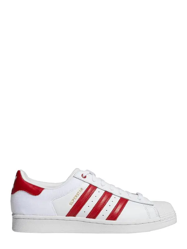 Adidas Superstar Sneakers - Cloud White/scarelet Red/core Black