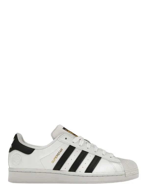 Adidas Superstar Vegan Sneakers - Cloud White/core Black/green