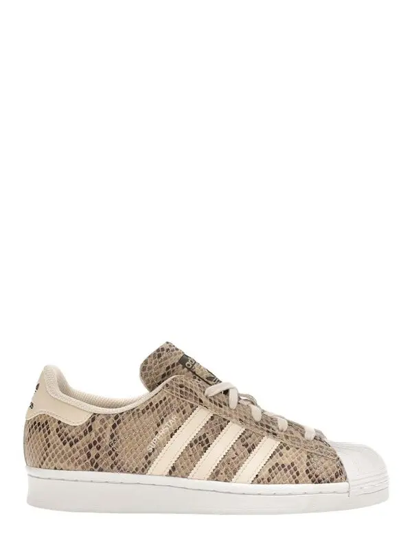 Adidas Superstar Snakeskin Sneakers - Wonder White/core Black