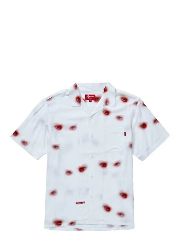 Supreme Eyes Rayon Shirt - Off White