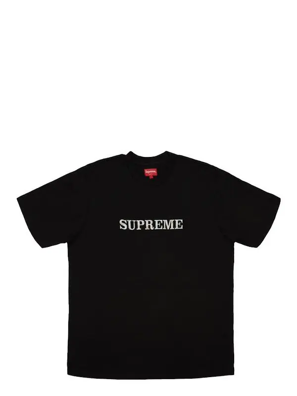 Supreme Floral Logo Tee Shirt - Black