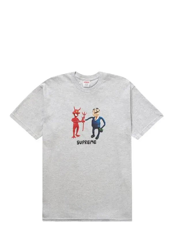 Supreme Business Tee Shirt - Ash Grey