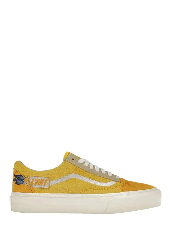 VANS Vault Old Skool Kar L'art Exhaustin Sneakers - Yellow/white