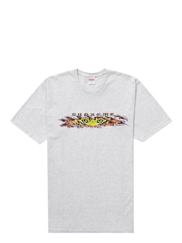 Supreme Eyes Tee Shirt - Ash Grey