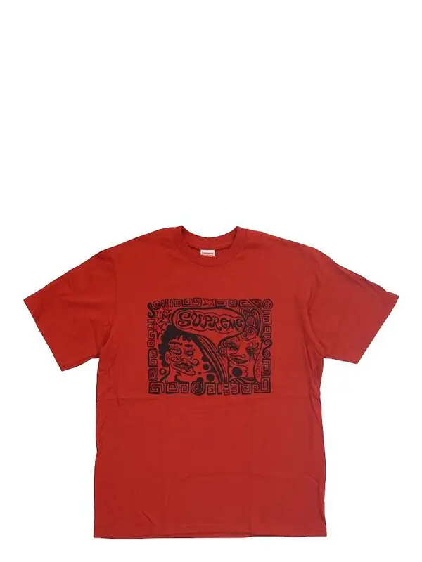 Supreme Faces Tee Shirt - Red