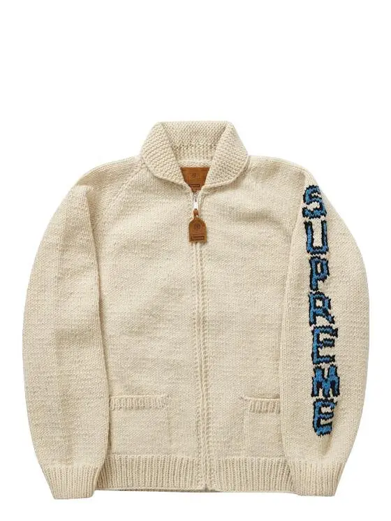 Supreme Camacho Cowichan Sweater - Natural