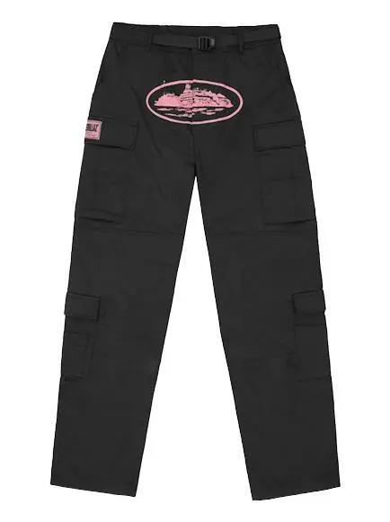 CORTEIZ Guerillaz Cargo Pant - Black/pink