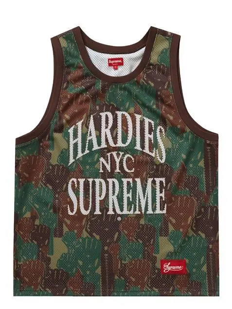 Supreme Camo Basketball Jersey - Green
