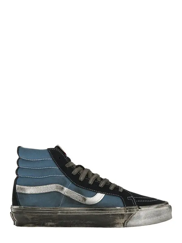 VANS Vault Ua Og Sk8-hi Lx Stressed Sneakers - Navy Blue/stv Navy Blue