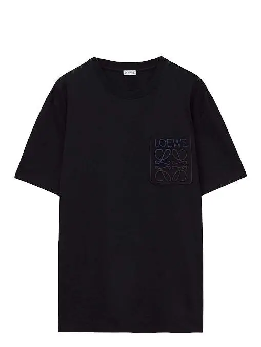 Loewe Relaxed Fit T-shirt In Cotton - Black