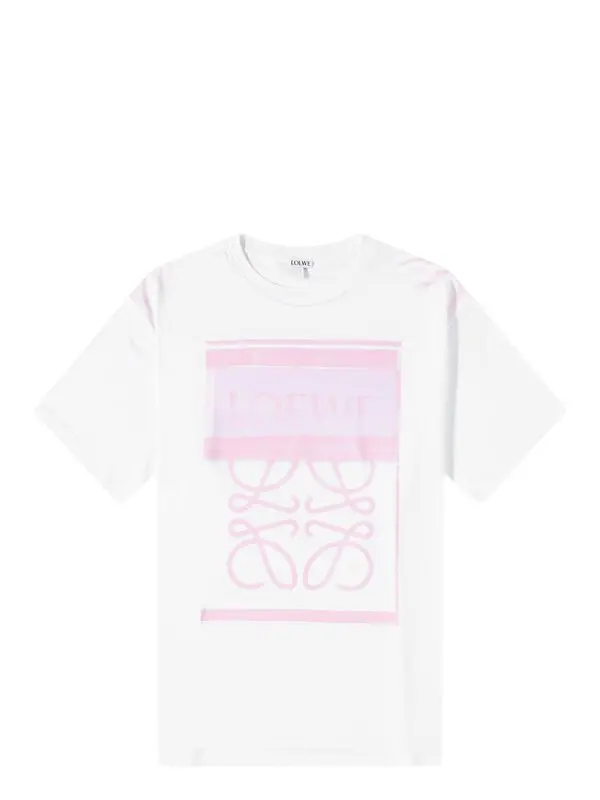 Loewe Photocopy Anagram T-shirt - White/pink