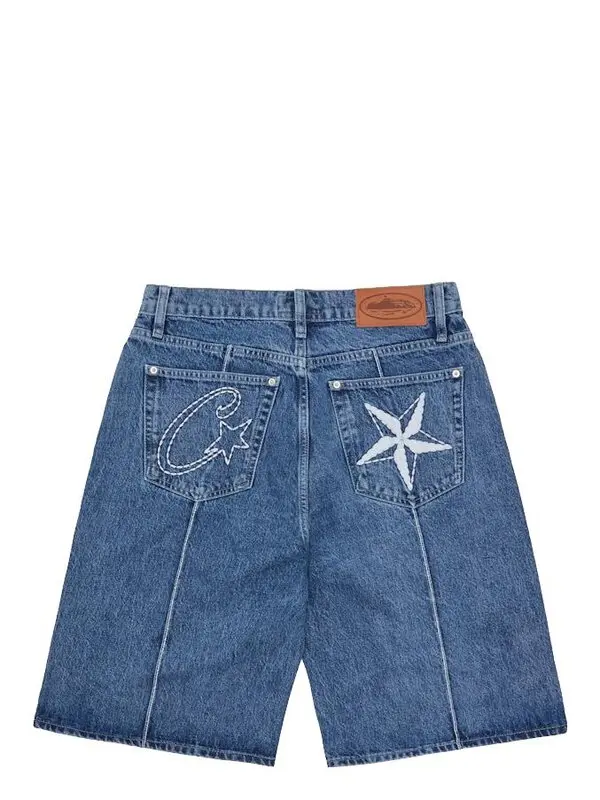 CORTEIZ Cstar Denim Jorts - Faded Blue