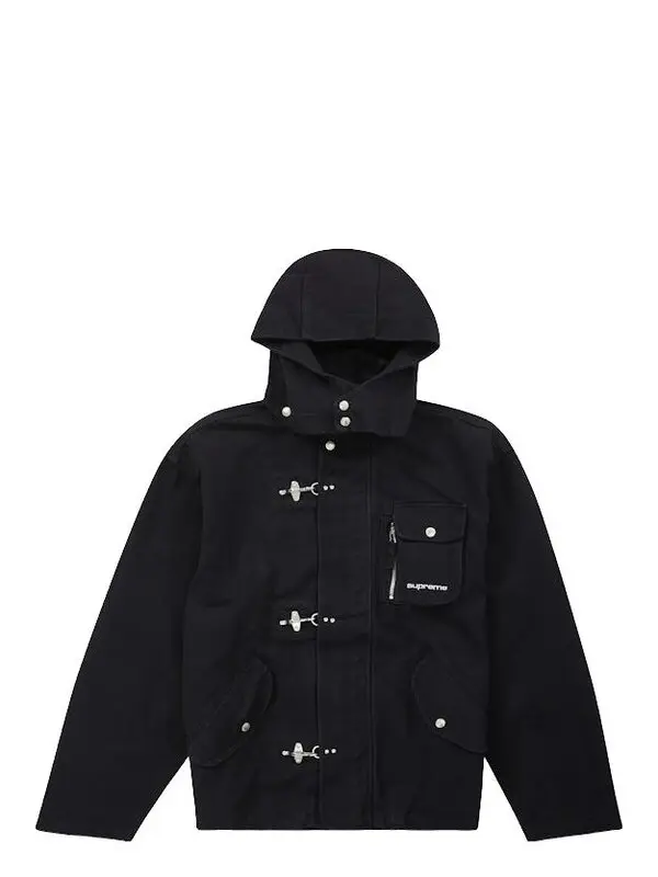 Supreme Canvas Clip Jacket - Black