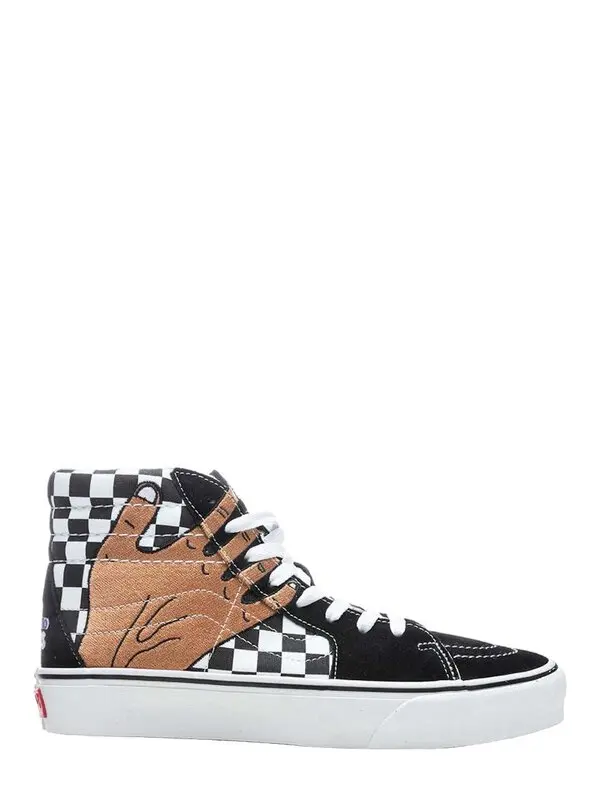 VANS Vault Ua Sk8-hi Vr3 Lx Imran Potato Checkerboard High-top Sneakers - Black/white/fenugreek
