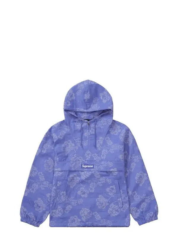 Supreme Floral Tapestry Anorak - Blue