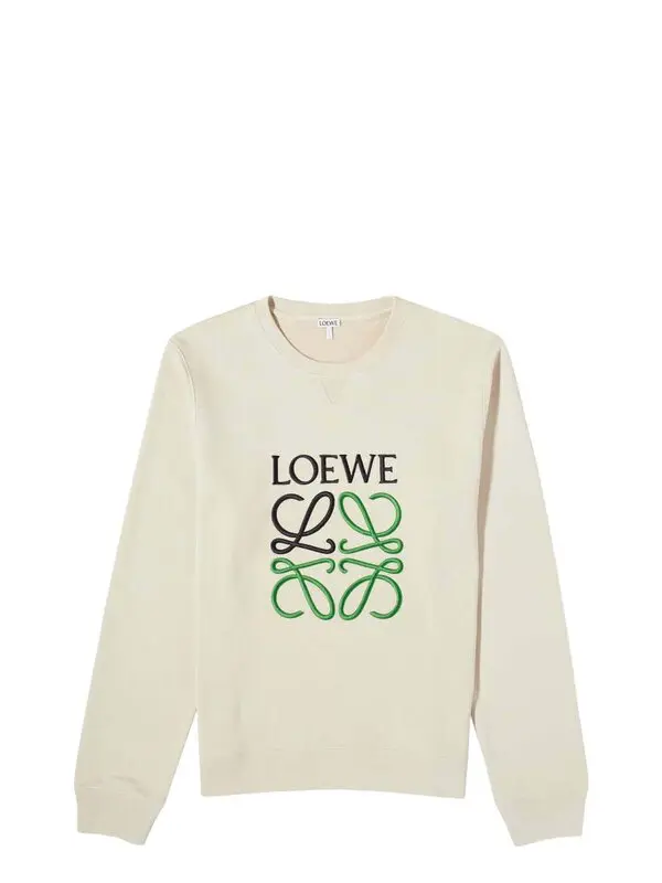 Loewe Anagram Crew Sweatshirt - Creta Beige