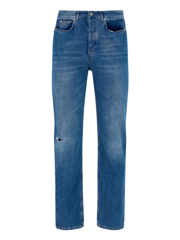 Loewe Washed Denim Jeans - Indigo Blue