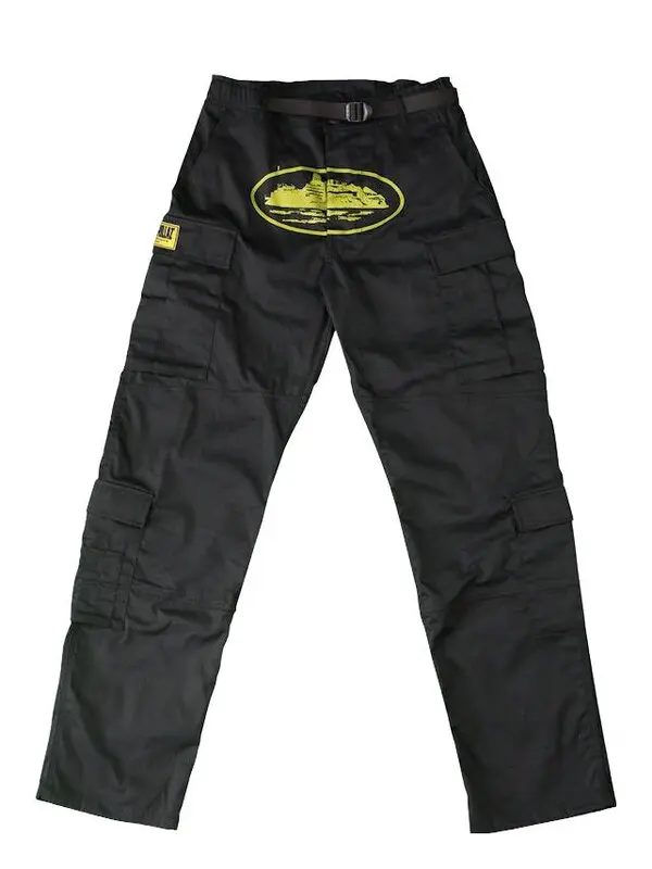 CORTEIZ Yella Guerillaz Cargo Pants - Black/yellow