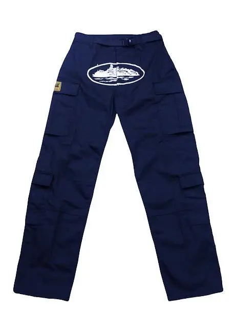 CORTEIZ Guerillaz* Cargo Pants - Navy Blue