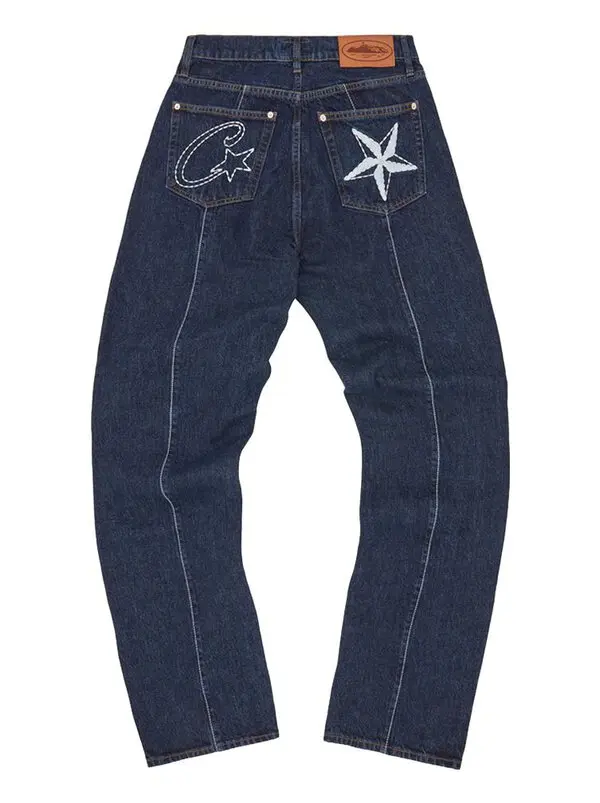 CORTEIZ Cstar Stitchdown Jeans - Dark Wash