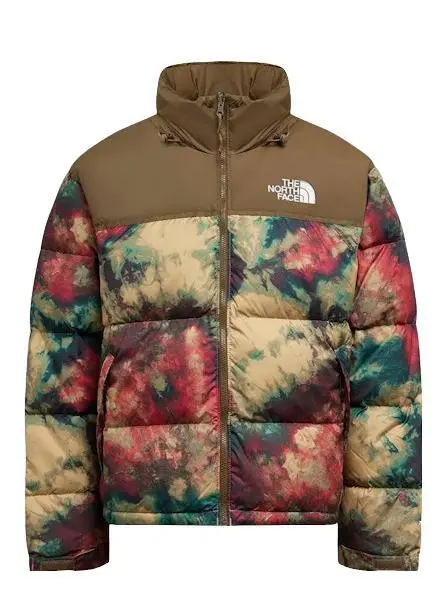 The North Face 1996 Printed Retro Nuptse 700 Fill Packable Jacket - Antelope Tan Ice