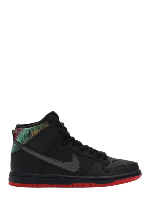 Nike Dunk High Spot Gasparilla Sneakers - Black/challenge Red/metallic Silver