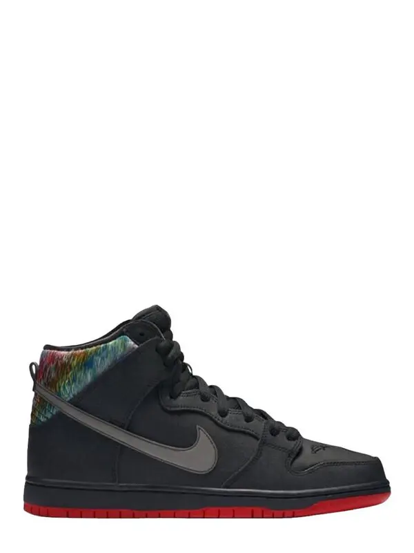 Nike Dunk High Spot Gasparilla Sneakers - Black/challenge Red/metallic Silver