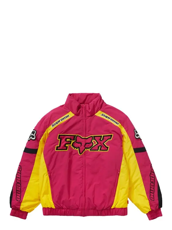 Supreme Fox Racing Puffy Jacket - Pink
