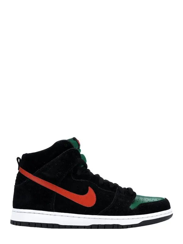 Nike Dunk High Jager - Black/college Orange/pine Green