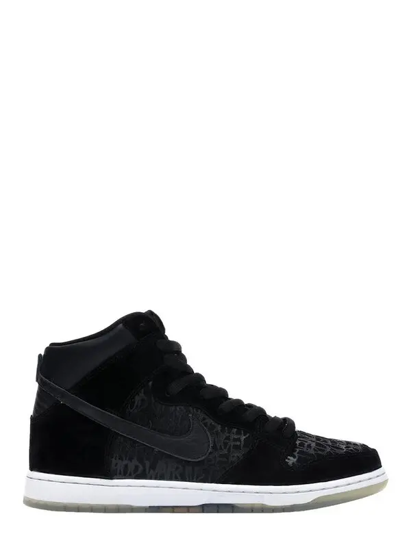 Nike Dunk High Neckfacein Sneakers - Black