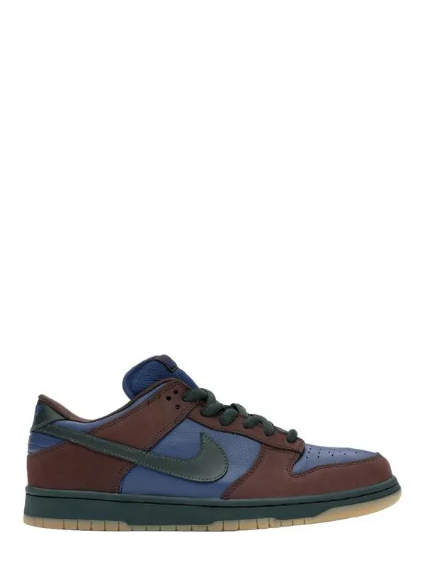 Nike Dunk Low Sneakers - Navy Blue/outdoor Green/light Chocolate