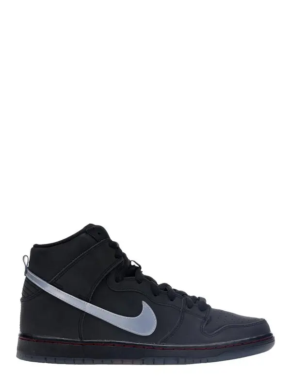 Nike Dunk High - Black/light Silver/varsity Red