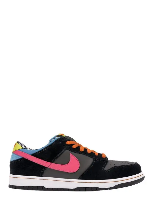 Nike Dunk Low Sneakers - Dark Charcoal/light Pink