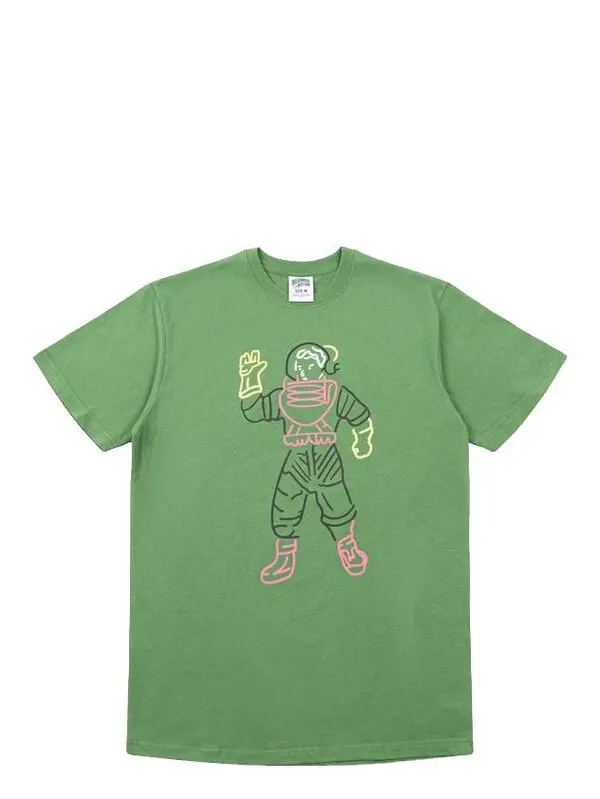 BILLIONAIRE BOYS CLUB Astro Lights Tee Shirt - Green/willow