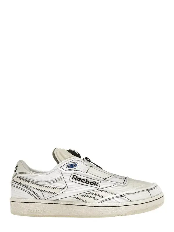 REEBOK Club C 85 Pump Market Sneakers - White/chalk/core Black
