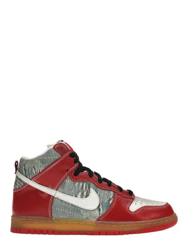 Nike Dunk High Sneakers - Silver/white