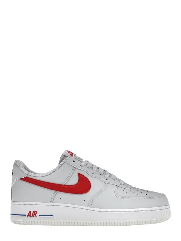 Nike Air Force 1 Low '07 Team Usa Sneakers - Pure Platinum/game Royal/university Red