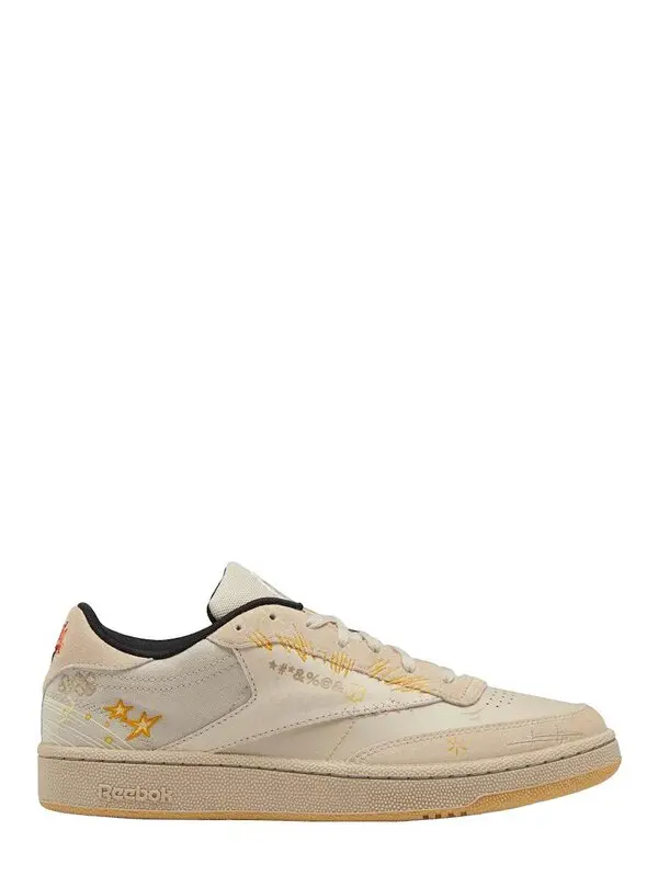 REEBOK Club C 85 Looney Tunes Props Sneakers - Pebble/core Black/bright Ochre