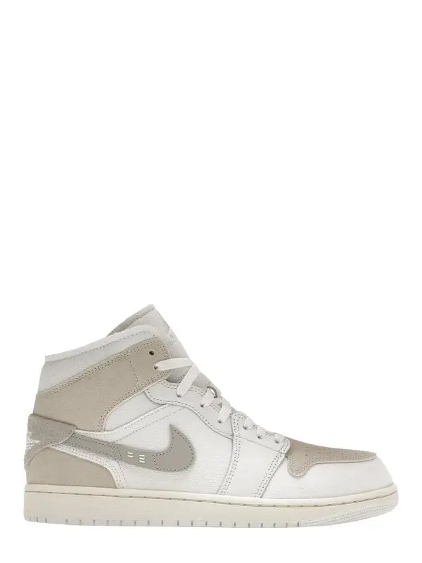 JORDAN 1 Mid Se Craft Sneakers - White/light Orewood Brown/tech Grey