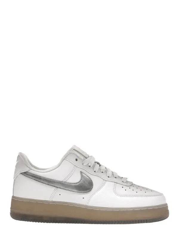 Nike Air Force 1 Low '07 Prm Sneakers - White/metallic Silver/coconut Milk