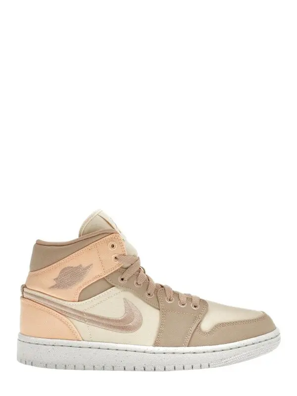 JORDAN 1 Mid Se Canvas Khaki - Muslin/celestial Gold/sail