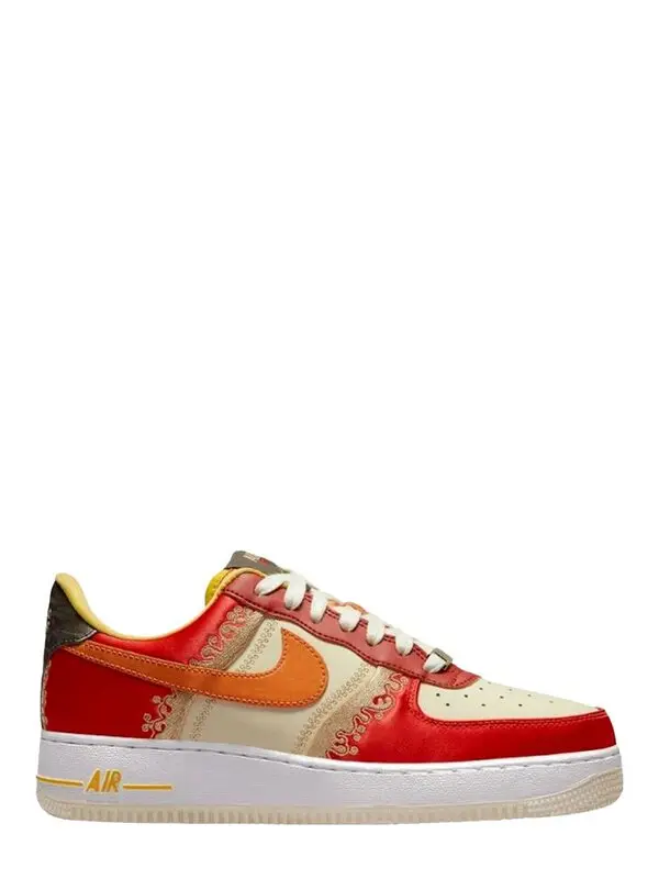 Nike Air Force 1 '07 Premium Little Accra Sneakers - Habanero Red/light Curry/coconut Milk