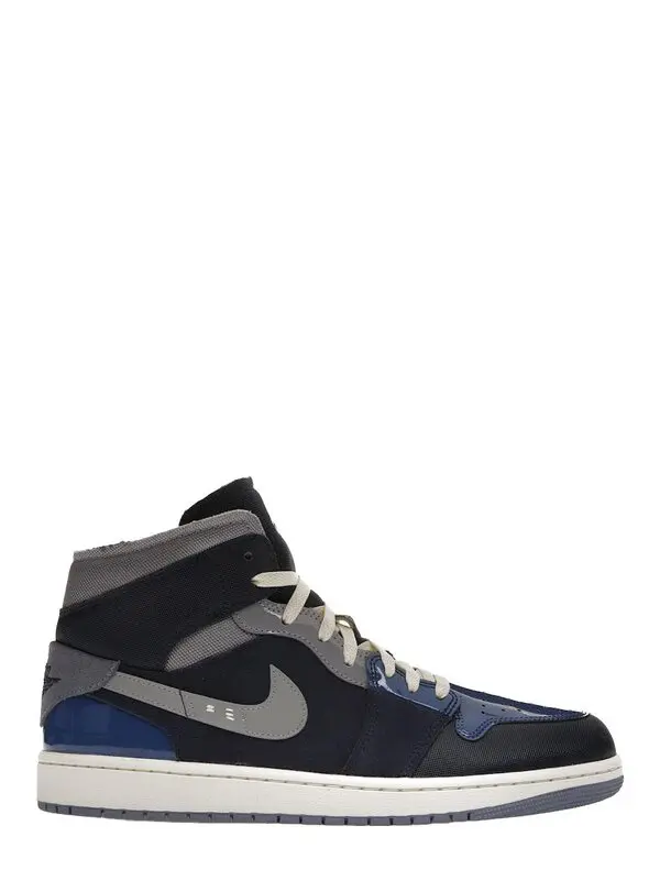 JORDAN 1 Mid Se Craft Sneakers - Obsidian/french Blue/ashen Slate