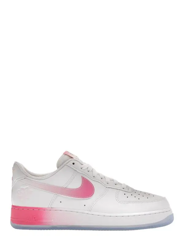 Nike Air Force 1 Low '07 Prm San Francisco Chinatown Lotus Flower - White/lotus Pink/yellow Gold