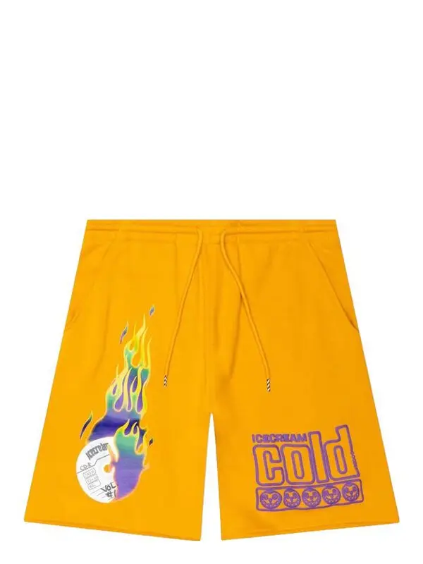 BILLIONAIRE BOYS CLUB Disc Short - Golden Yellow