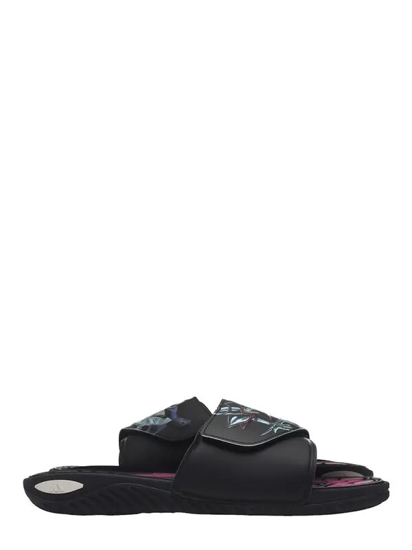 Adidas Reptossage Slides - Core Black/pulse Lilac